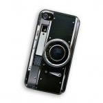 Iphone Case Retro Black Silver Camera Iphone Hard Case / Fits Iphone 4 ...