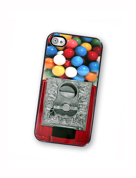 Gumball Machine Iphone Case, Fits Iphone 4 And Iphone 4s - Black Trim ...