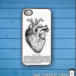 Heart Diagram Medical Chart Iphone Hard Case, Fits Iphone 4 And Iphone ...
