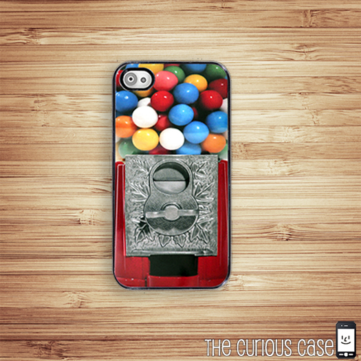 Gumball Machine Iphone Case, Fits Iphone 4 And Iphone 4s - Black Trim ...