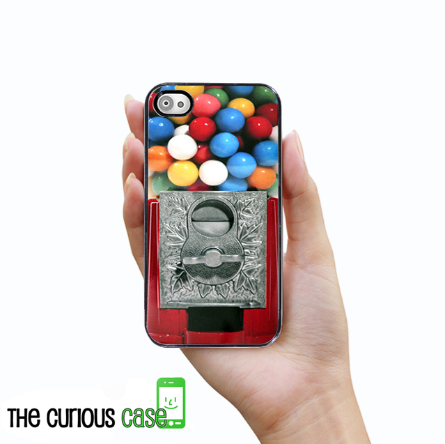 Gumball Machine Iphone Case, Fits Iphone 4 And Iphone 4s - Black Trim ...